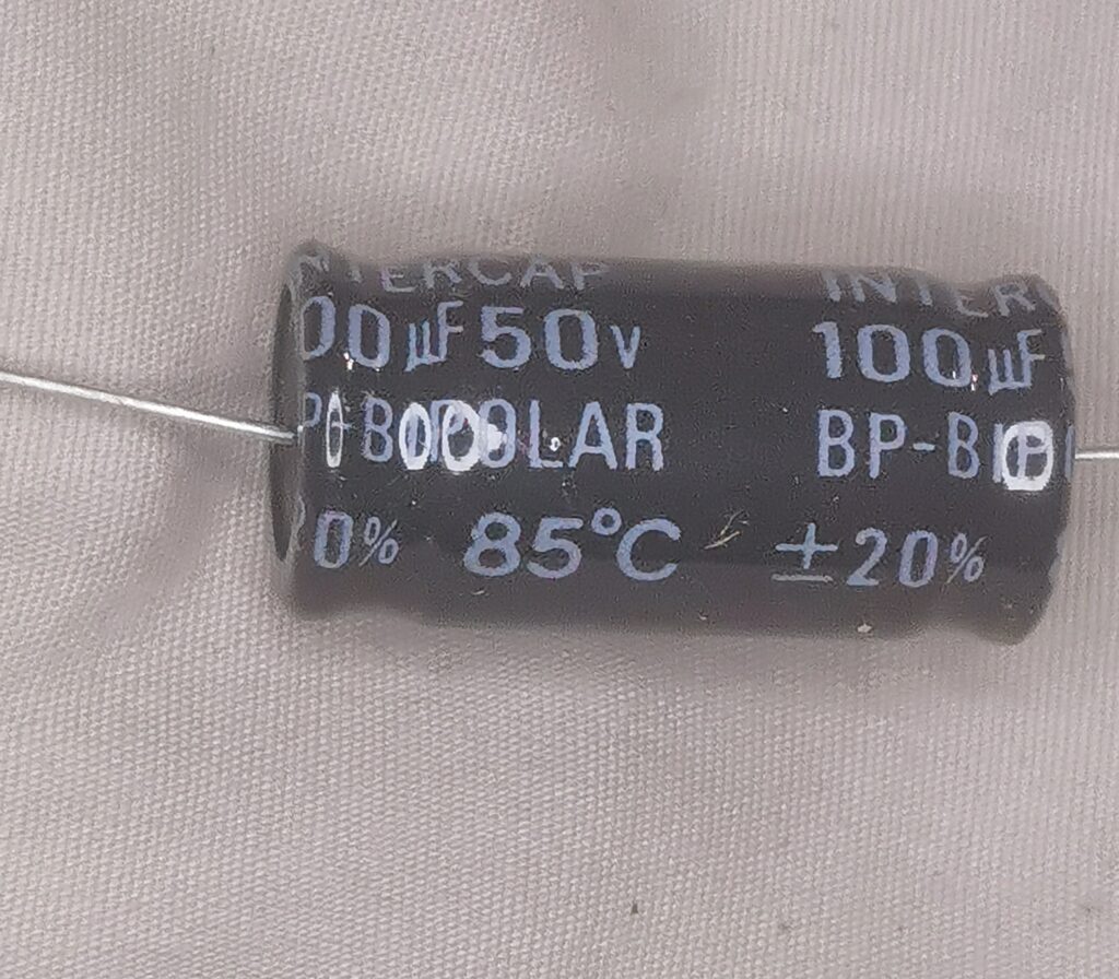 100uf/50V BP Axial Capacitor - TEAC TASCAM PARTS